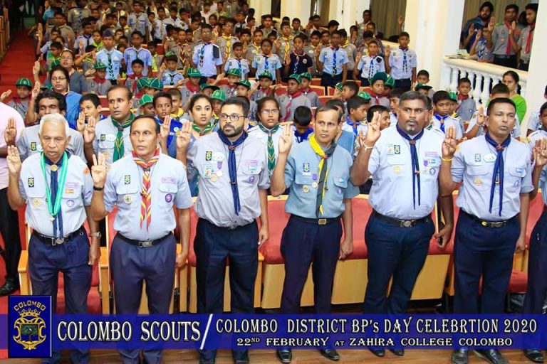 Colombo District BP’s Day Commemoration - Colombo Scouts